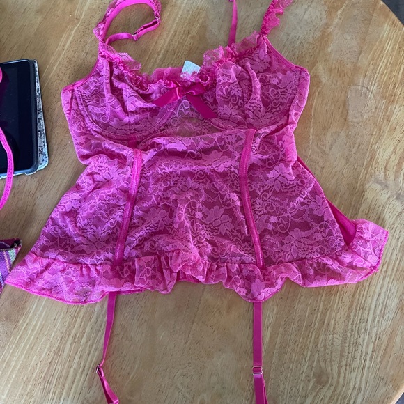 Intimates & Sleepwear | Night Wear With G String And Matching Thigh ...